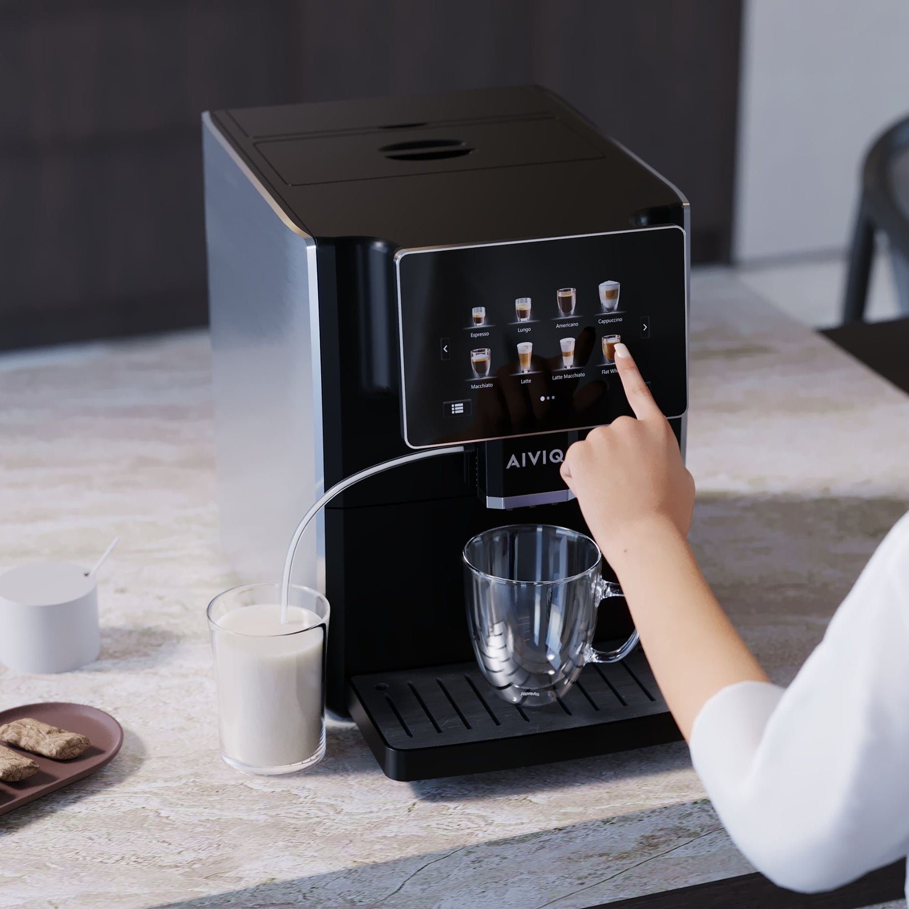AIVIQ AEM-101S: Premium Automatisk Espresso Maskine | AIVIQ – Aiviq.dk